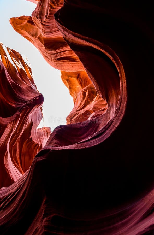 Orange Stone Wave Pattern Of Lower Antelope Canyon In Page Arizona USA ...