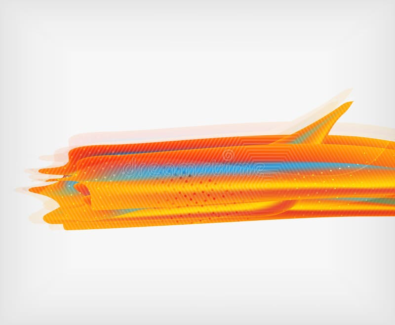 Orange Straight Lines Geometric Background Stock Vector - Illustration ...