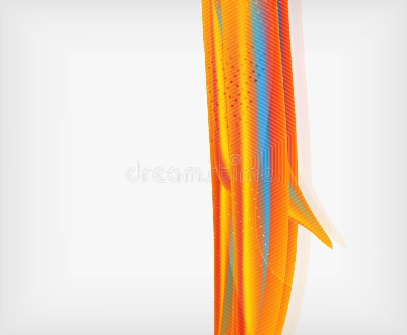 Orange Straight Lines Geometric Background Stock Vector - Illustration ...