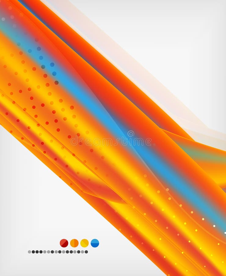 Orange Straight Lines Geometric Background Stock Vector - Illustration ...