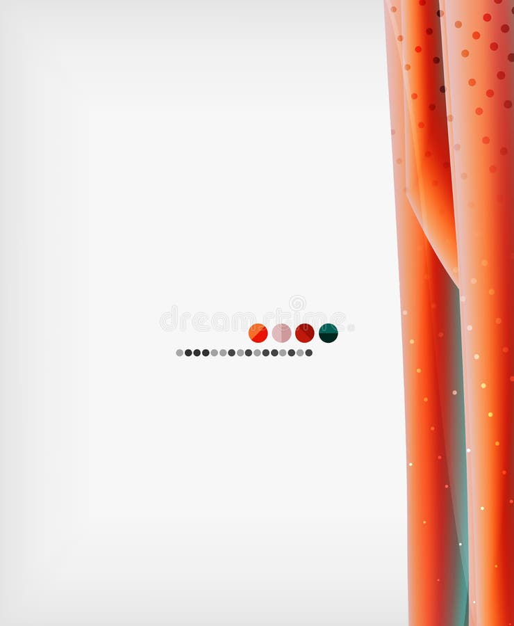 Orange Straight Lines Geometric Background Stock Vector - Illustration ...