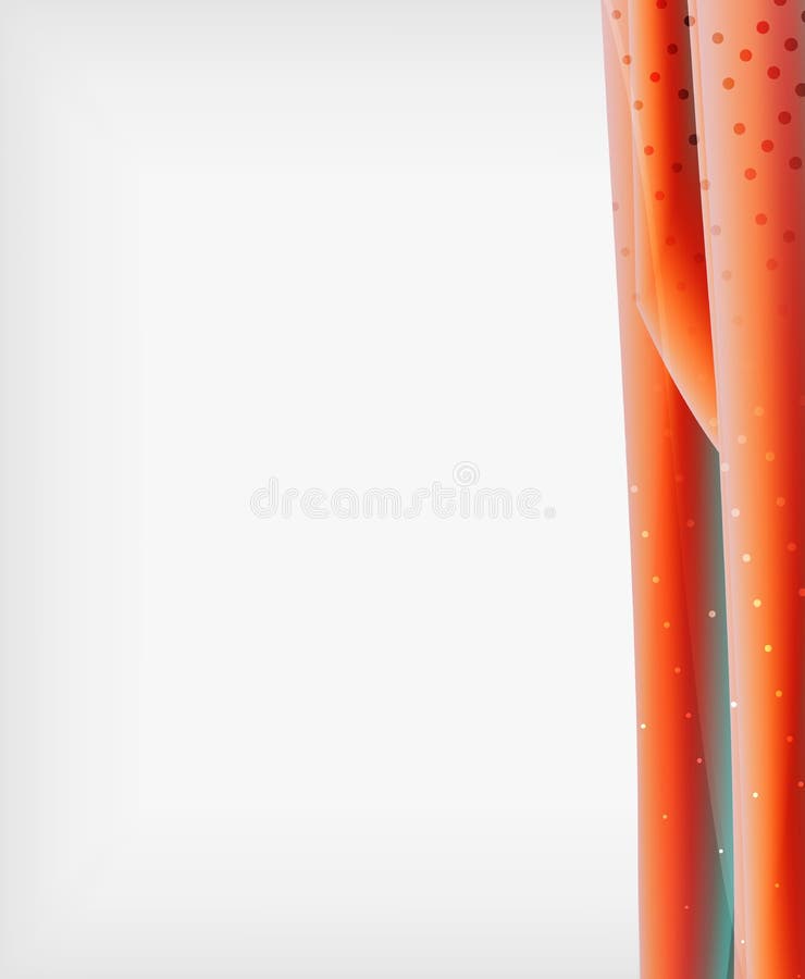 Orange Straight Lines Geometric Background Stock Vector - Illustration ...