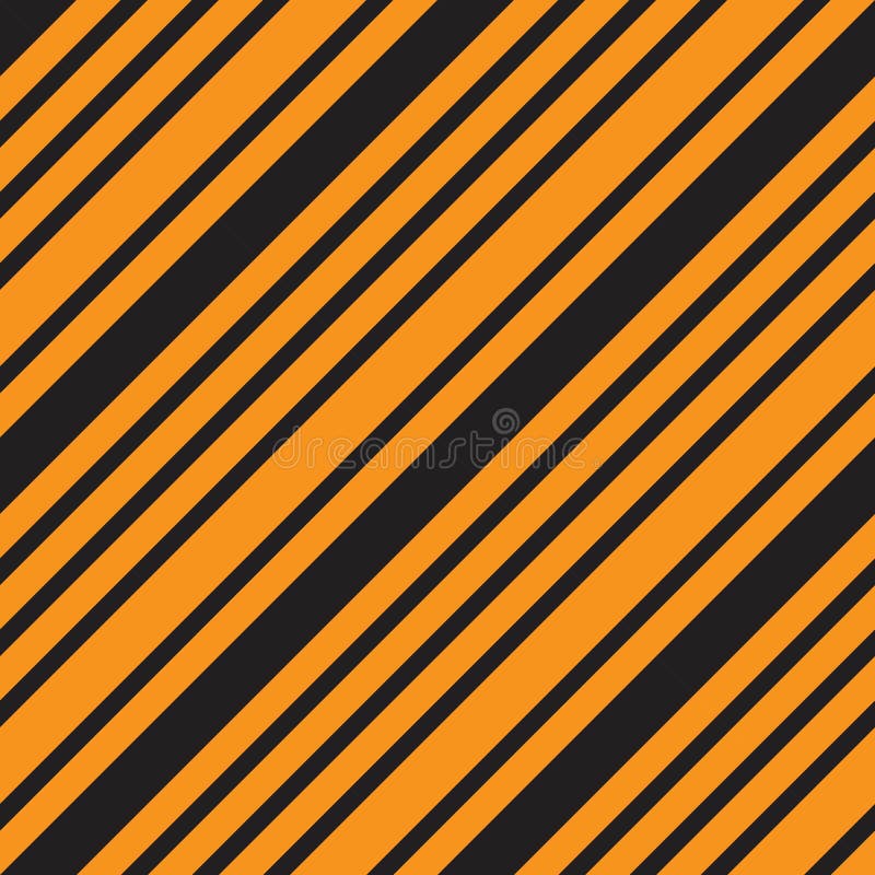 Orange Stripe Seamless Pattern Background in Diagonal Style Stock ...