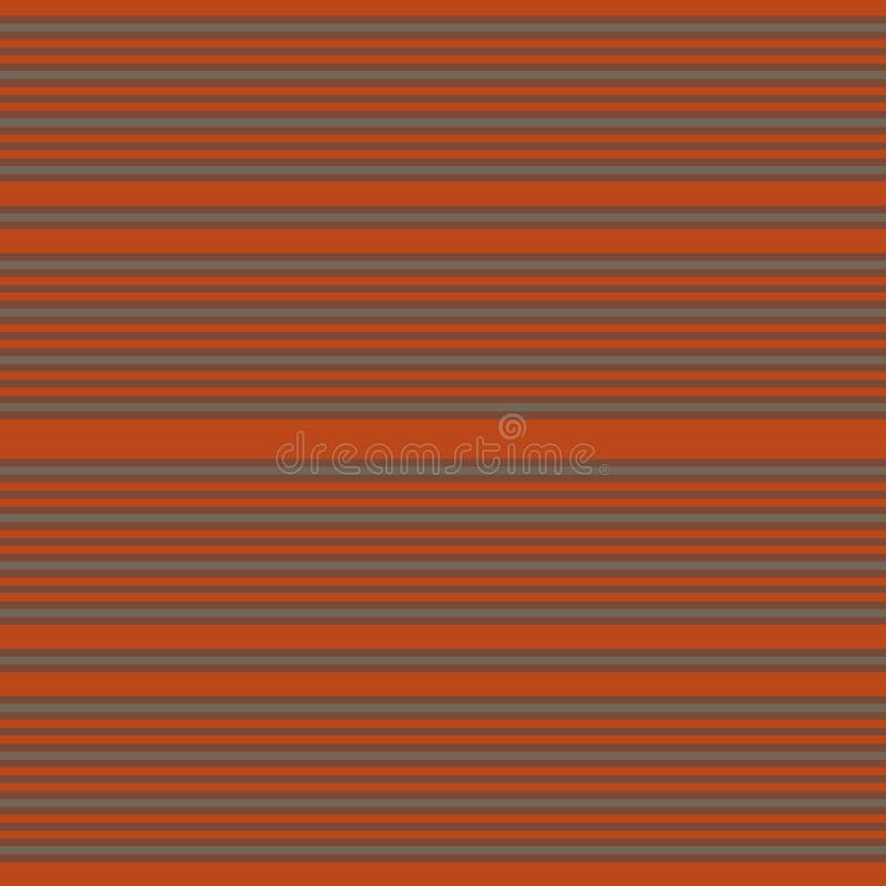 Orange Stripe Seamless Pattern Background in Horizontal Style Stock ...