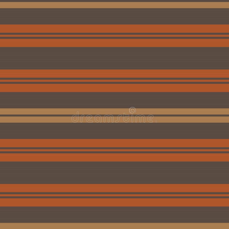 Orange Stripe Seamless Pattern Background in Horizontal Style Stock ...