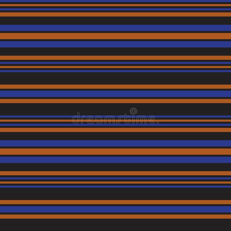 Orange Stripe Seamless Pattern Background in Horizontal Style Stock ...
