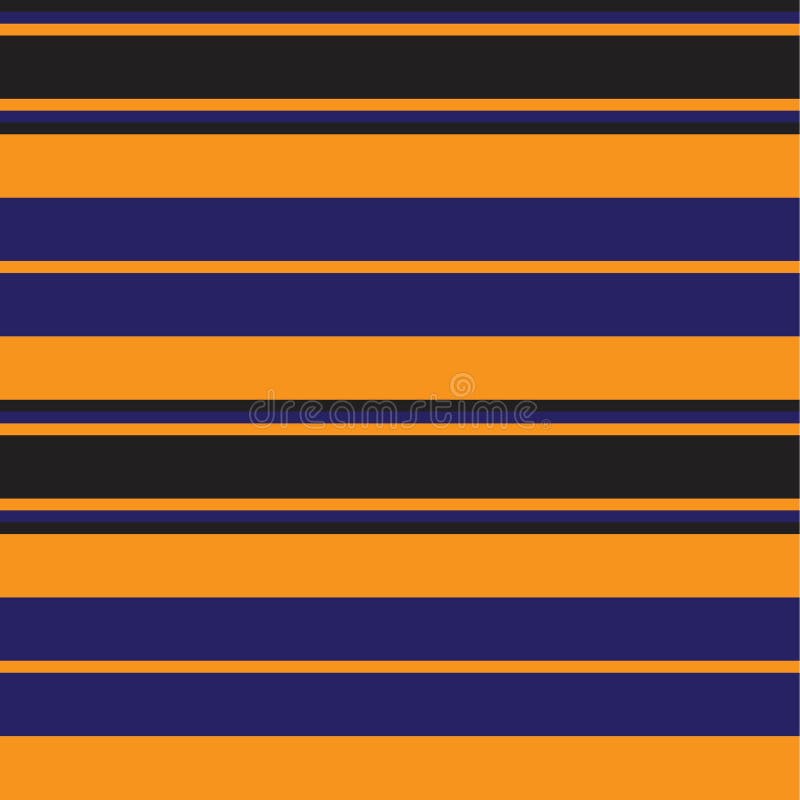 Orange Stripe Seamless Pattern Background in Horizontal Style Stock ...