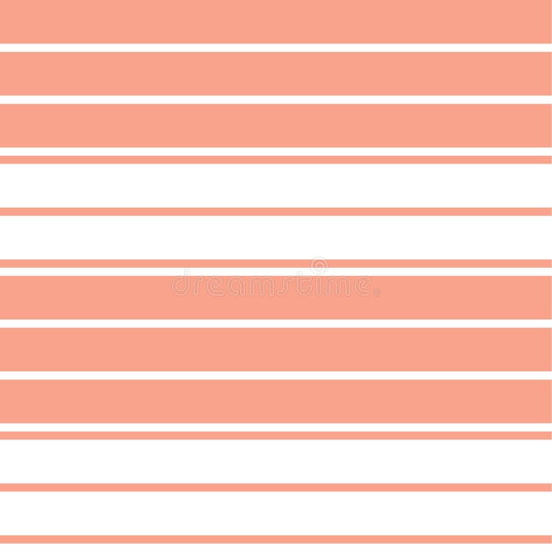 Orange Stripe Seamless Pattern Background in Horizontal Style Stock ...