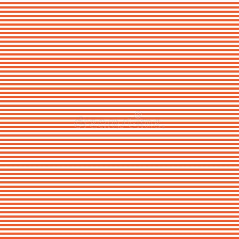 Orange Stripe Seamless Pattern Background in Horizontal Style Stock ...