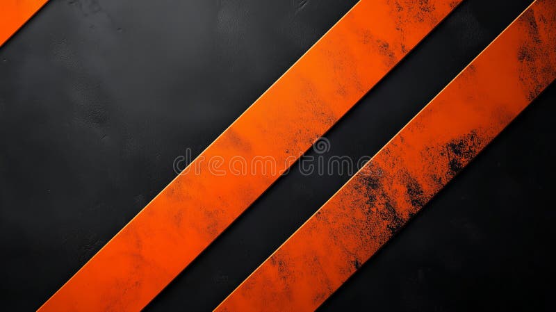 Orange Stripes on a Black Background Creating a Dynamic and High ...