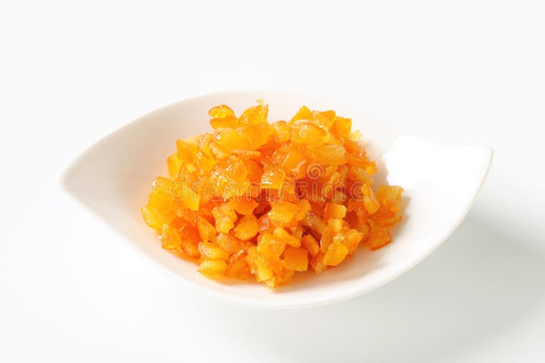 Orange succade stock image. Image of confection, crystallized - 28732777