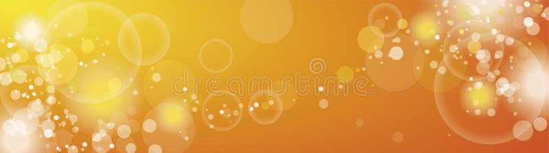 Orange Summer Background Header Stock Vector - Illustration of headline ...