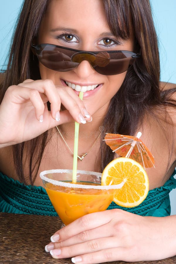 Cocktail Smiles stock image. Image of beautiful, sunshine - 5153679