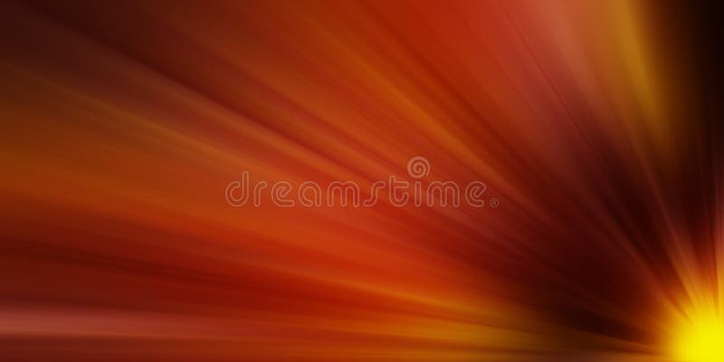 Orange Sunbeam Burst of Light Stock Illustration - Illustration of ...