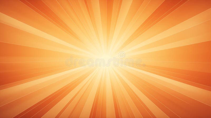 Orange Sunburst Background. Illustration. EPS10. Gradient Mesh Stock ...