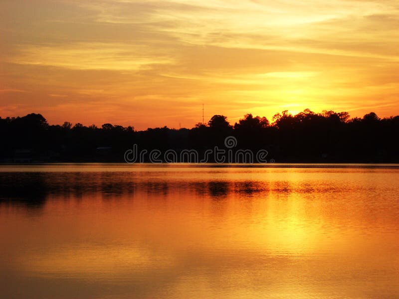 Orange Sunset stock image. Image of outdoors, landscape - 7325953
