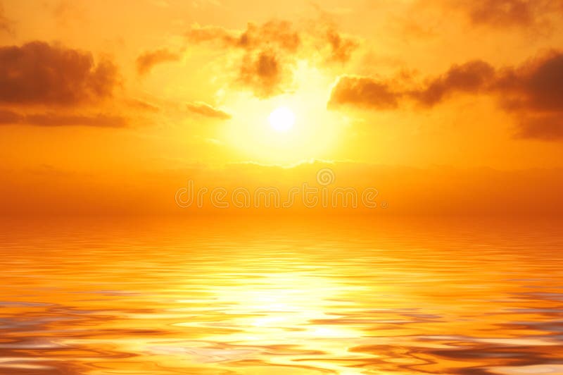 Red sunset stock photo. Image of evening, peaceful, journey - 1532286