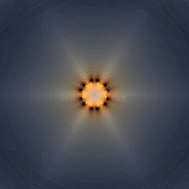 Orange Sunset Shapes Blurs Abstract Background Stock Illustration ...