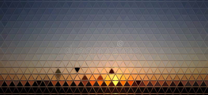 Orange Sunset Shapes Blurs Abstract Background Stock Illustration ...