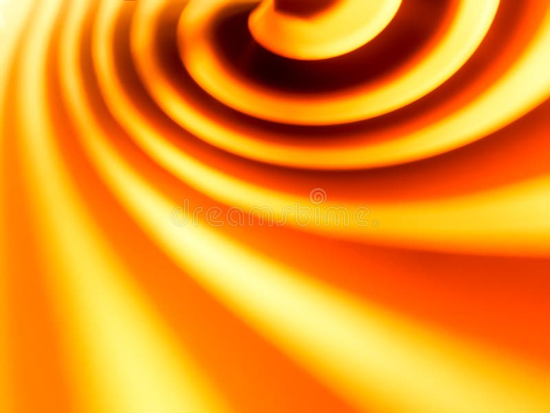 Orange Swirl Abstract Bokeh Background Stock Illustration ...