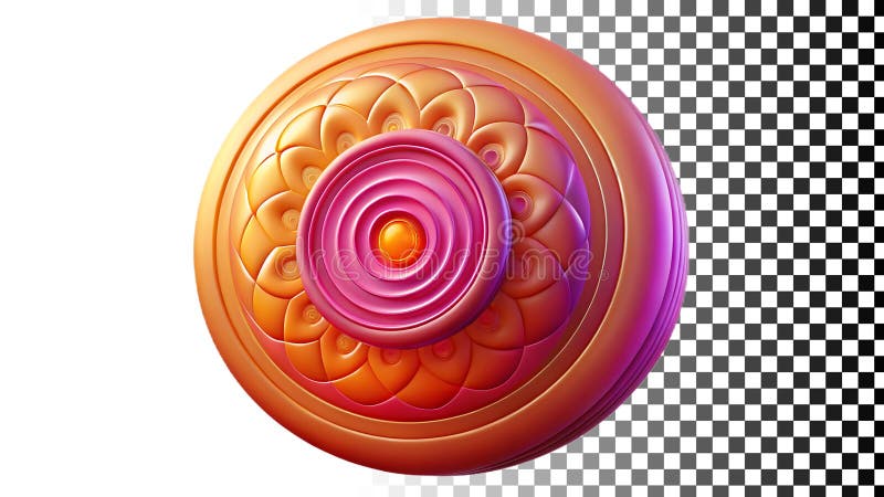 Orange Swirl Pattern, Abstract Dynamic Background Design Png ...