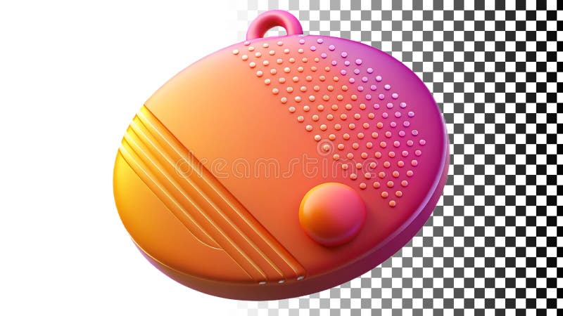 Orange Swirl with Segments, Abstract Shape for Modern and Dynamic ...