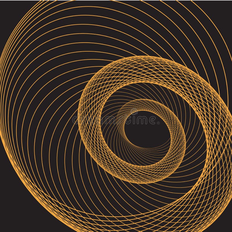 Orange Swirls Swash Logo Ornament Designs Stock Vector - Illustration ...