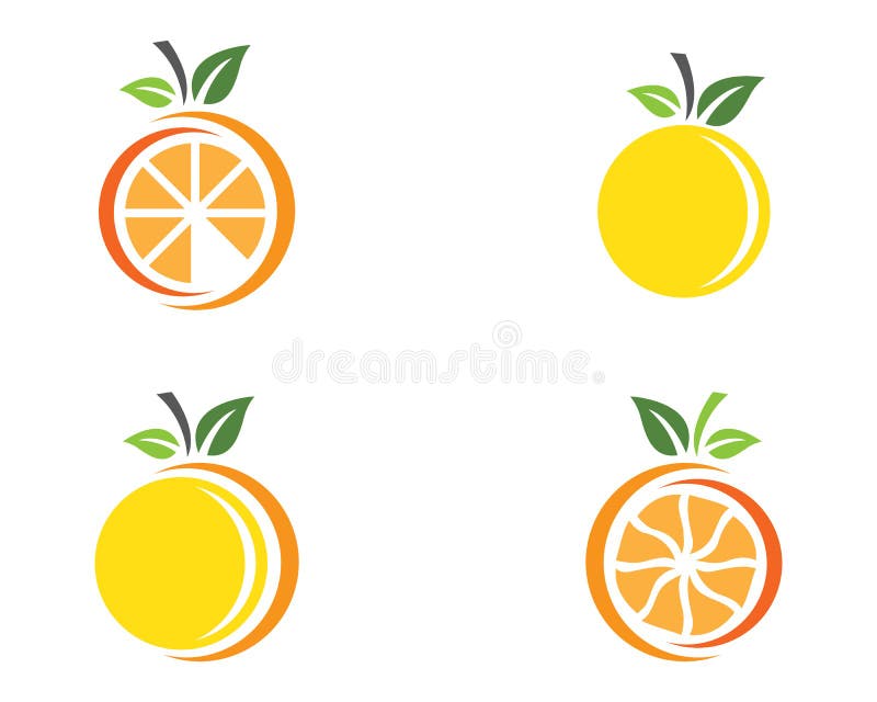 Orange symbol illustration stock vector. Illustration of sign - 159314702