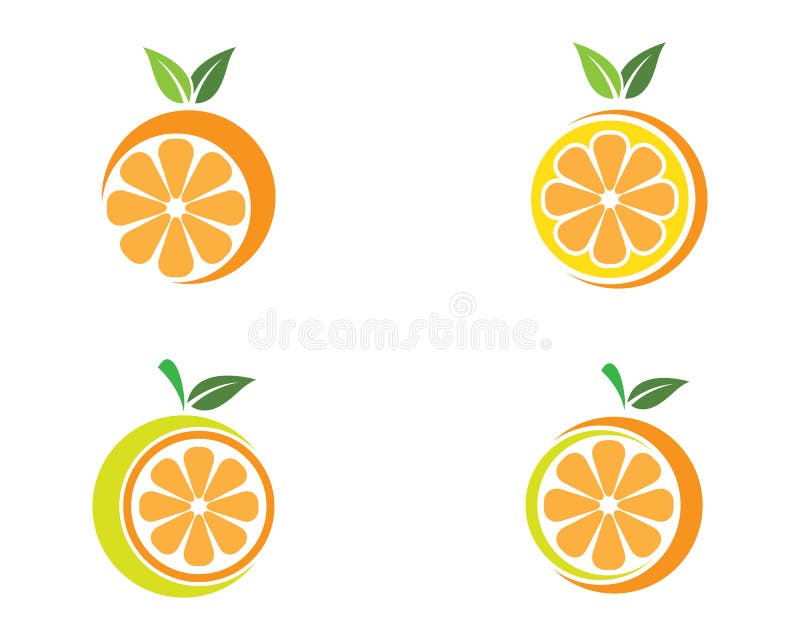 Orange symbol illustration stock vector. Illustration of symbol - 144549506