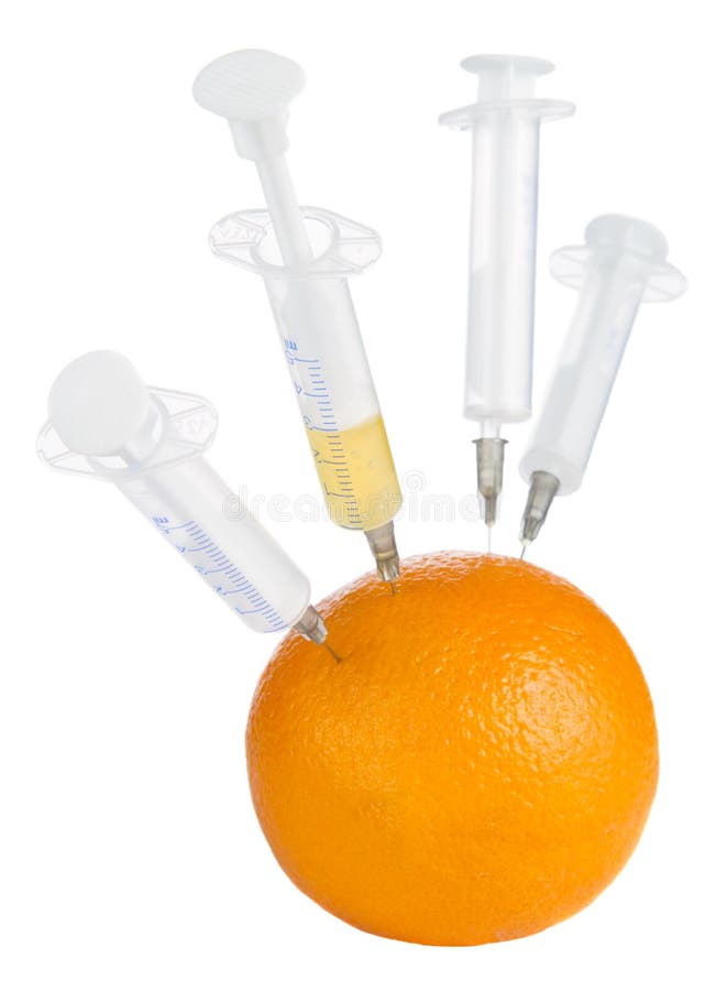 Orange with syringe stock image. Image of liquid, citrus - 37081727