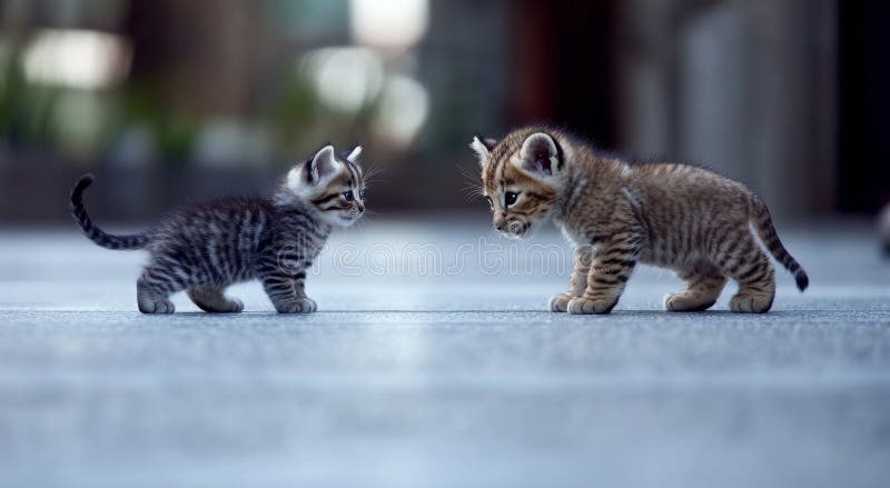 An Orange Tabby Cat Stares into a Mirror, Its Reflection Accurately ...