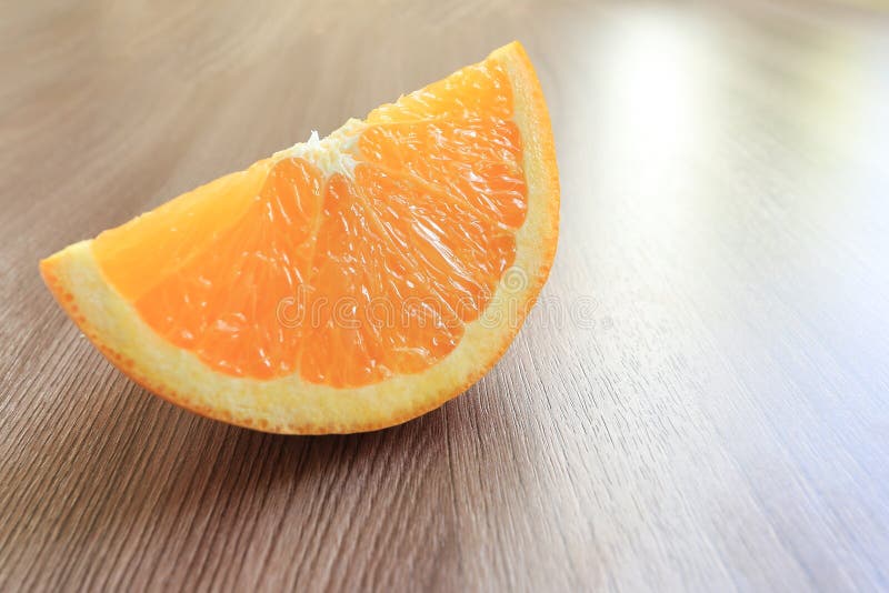 An orange on the table stock image. Image of nature - 144523311