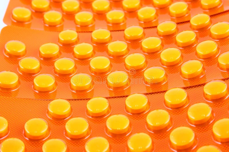 Orange tablets stock photo. Image of medicine, heatlhcare - 2700136