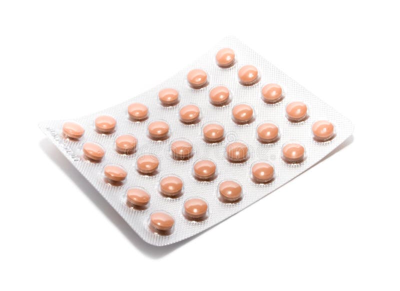 Orange tablets stock image. Image of hospital, pharmaceutical - 3299795