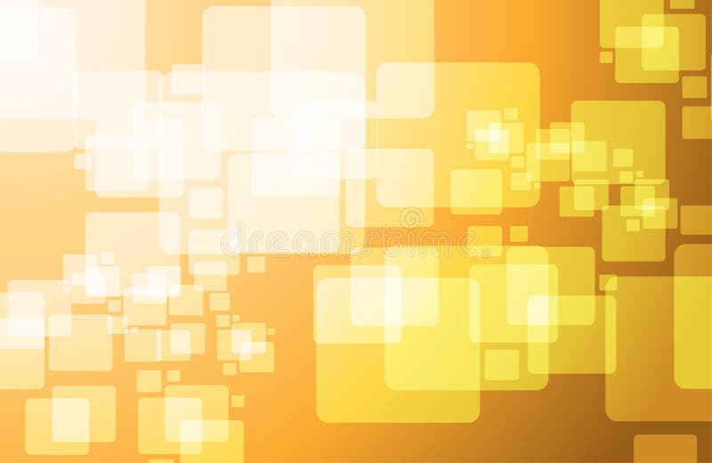 Orange Technology Cubes Modern Illustration Stock Illustration ...