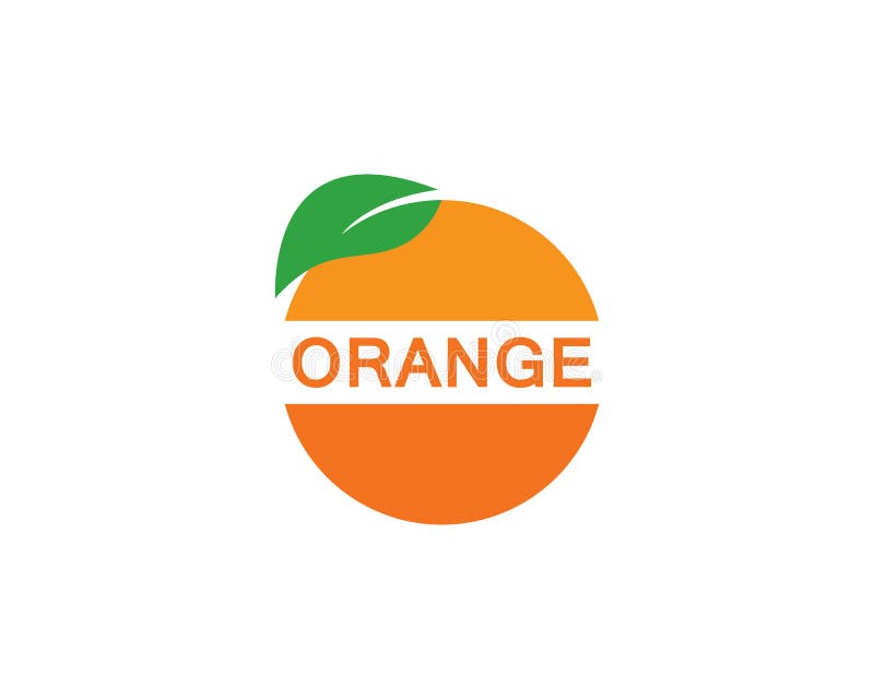 Orange Template Logo Design Stock Illustration - Illustration of twist ...
