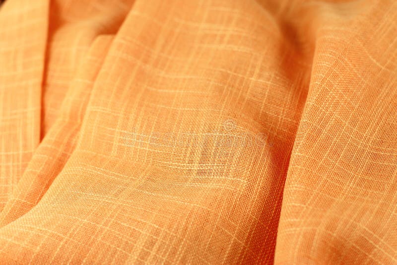 Orange Textile Pattern Texture Stock Photo - Image of drapery, closeup ...
