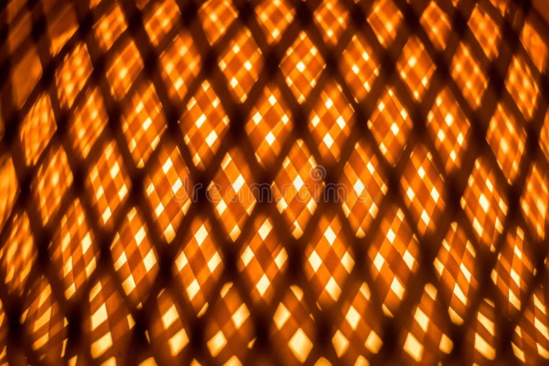 Orange Textural Background. Close-up Pattern of a Fabric Lamp Stock ...