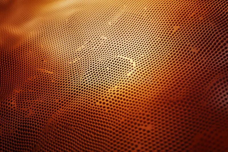 Orange Textured Surface, Abstract Design, Hole Pattern Background ...