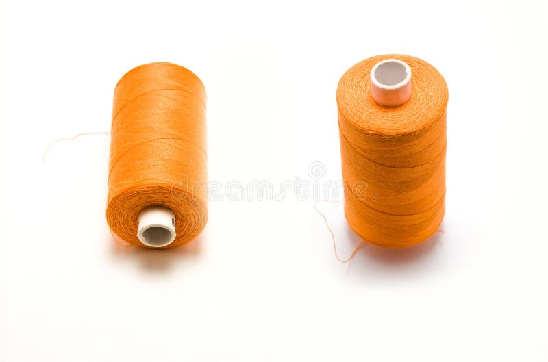 Orange thread stock photo. Image of thread, item, color - 13906084