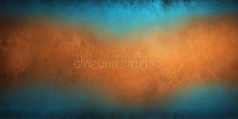 Orange To Blue Color Gradient Grungy Metallic Backgrou Ai Generated ...