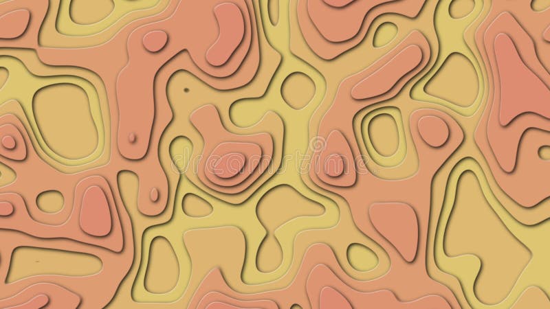 Orange Tone Background on Theme Geodesy or Topography. Abstract ...