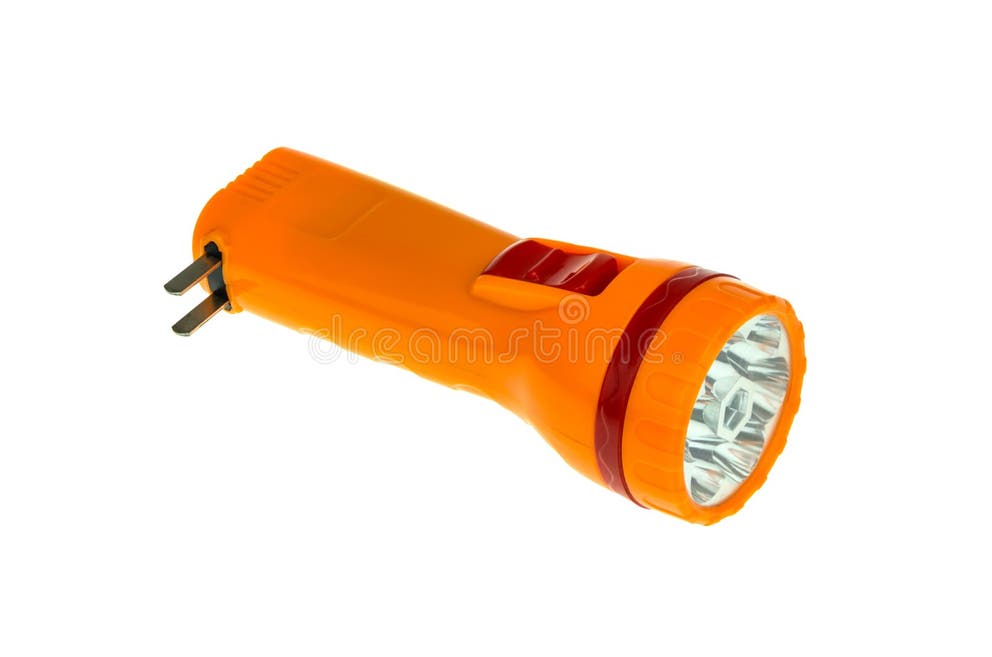 Orange torch light stock image. Image of lamp, outdoor - 58643955