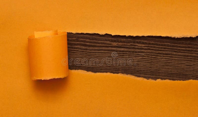 Orange torn paper stock image. Image of white, background - 18029725