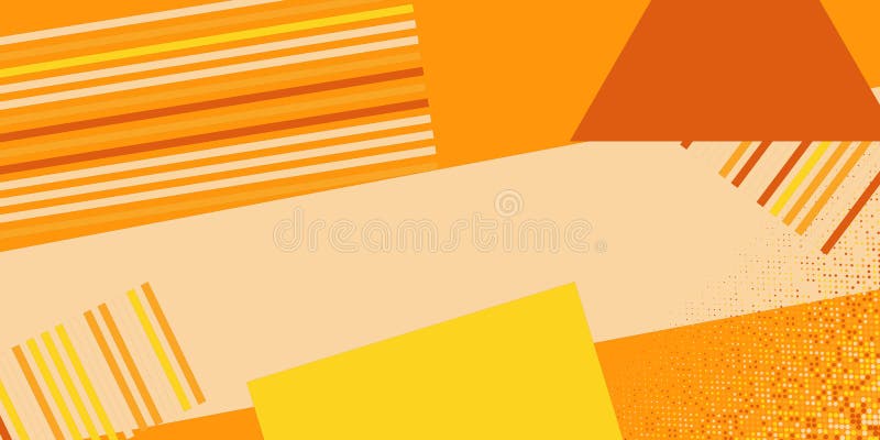Orange Triangle Angle Arrow Overlap Vector Background on Space for Text ...