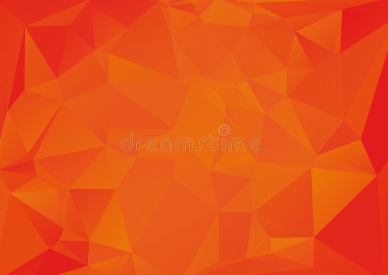 Orange triangle background stock vector. Illustration of creativity ...