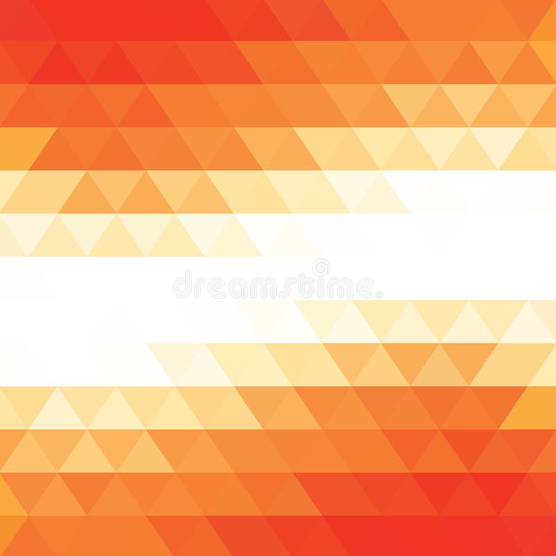 Orange Triangle Background. Modern Illustration. Polygonal Style. Eps ...
