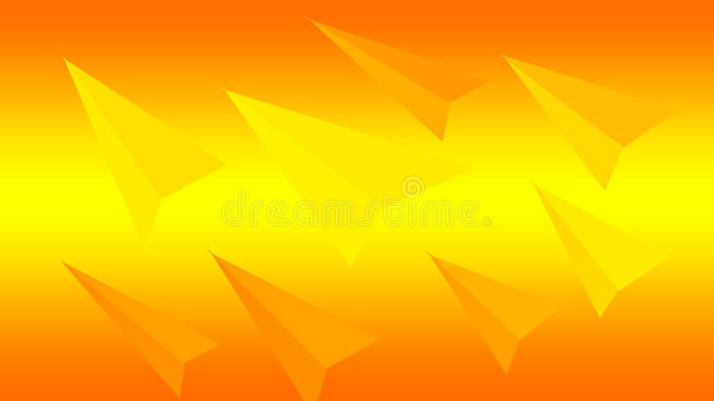 Orange Triangle Polygon Gradient. Element of Color Stock Illustration ...