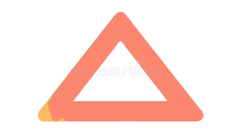 Orange Triangle Warning Sign Icon, Caution and Alert Symbol, Vector ...
