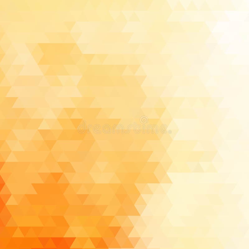 Orange Triangles Background. Eps 10 Stock Illustration - Illustration ...